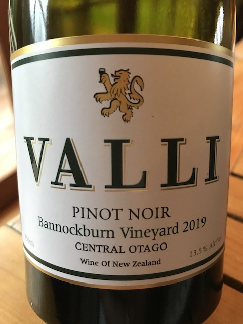 Valli Bannockburn Central Otago Pinot Noir 2019 | Yvonne Lorkin – Wine ... Valli Bannockburn Central Otago Pinot Noir 2019 | Yvonne Lorkin – Wine ...